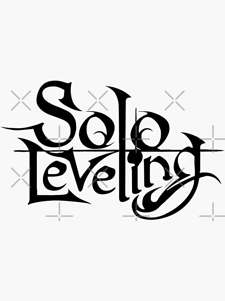 "Solo Leveling Logo" Sticker for Sale by Anon . | Redbubble