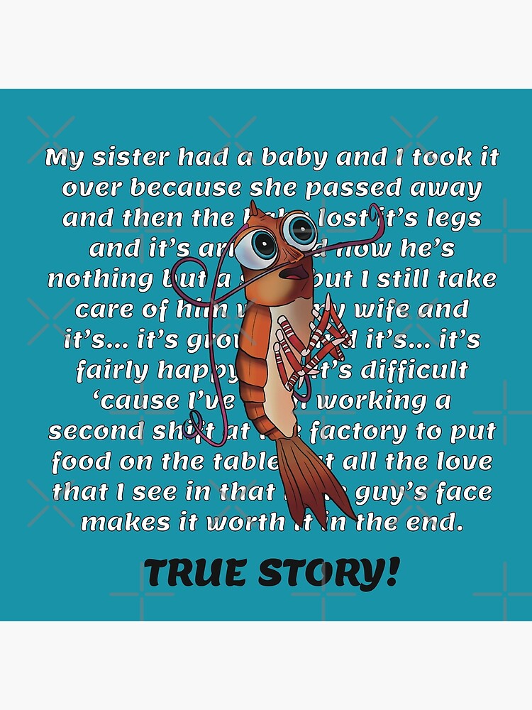 "Shrimp Sob Story (Shark Tale)" Tote Bag for Sale by daniasdesigns ...