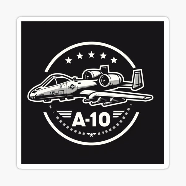 "A-10 warthog logo" Sticker for Sale by BeztProductz | Redbubble
