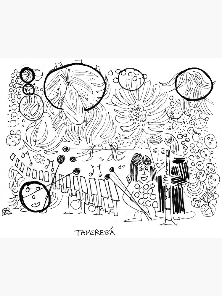 "Tapereba" Sticker for Sale by fred rosenthal | Redbubble