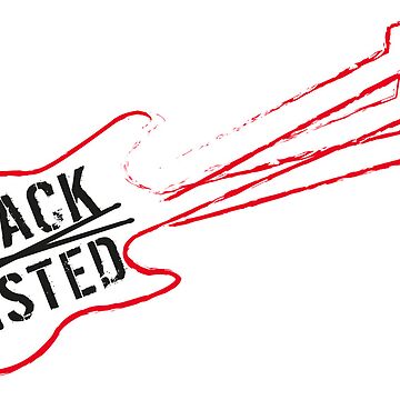 "Blacklisted Logo white background" Sticker by BandBlacklisted | Redbubble