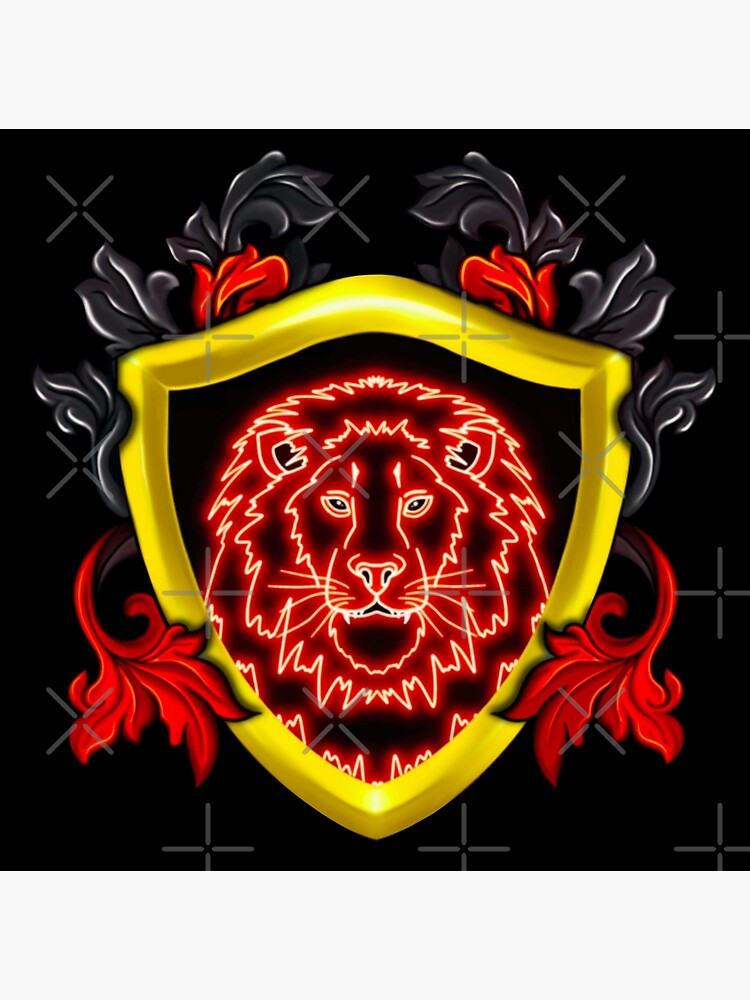 "Griffin Crest, wizard, magic, abstract art" Poster for Sale by ...