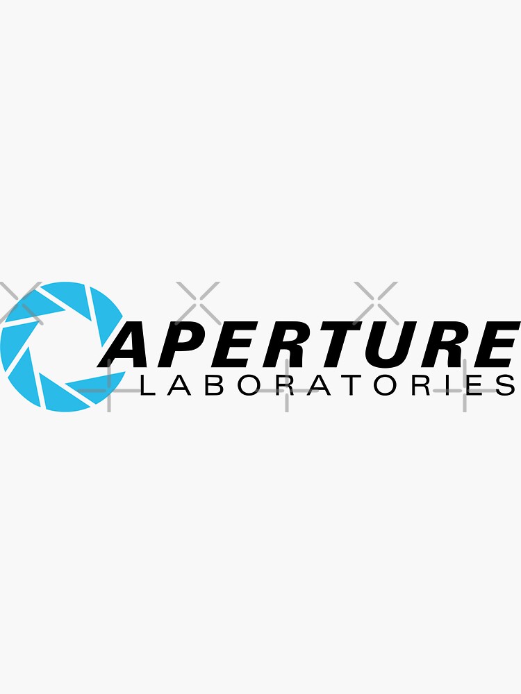 "Portal Aperture Science Laboratories" Sticker for Sale by ...