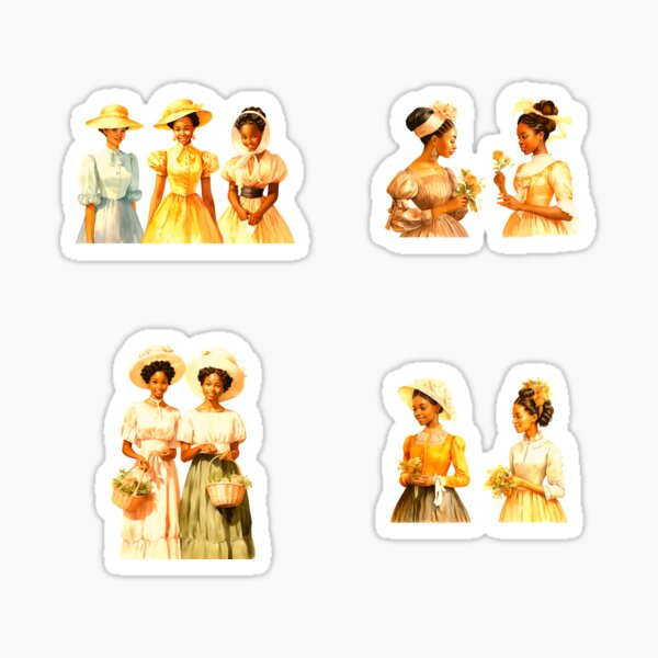 "African American Women of the 1800s (Set 2)" Sticker for Sale by ...