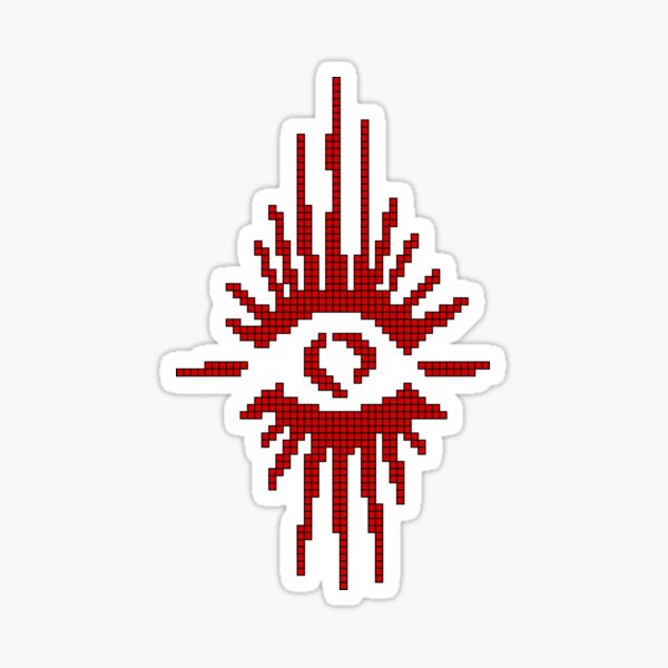 "Bloodborne - Blood Rapture Rune (Pixels)" Sticker for Sale by ...
