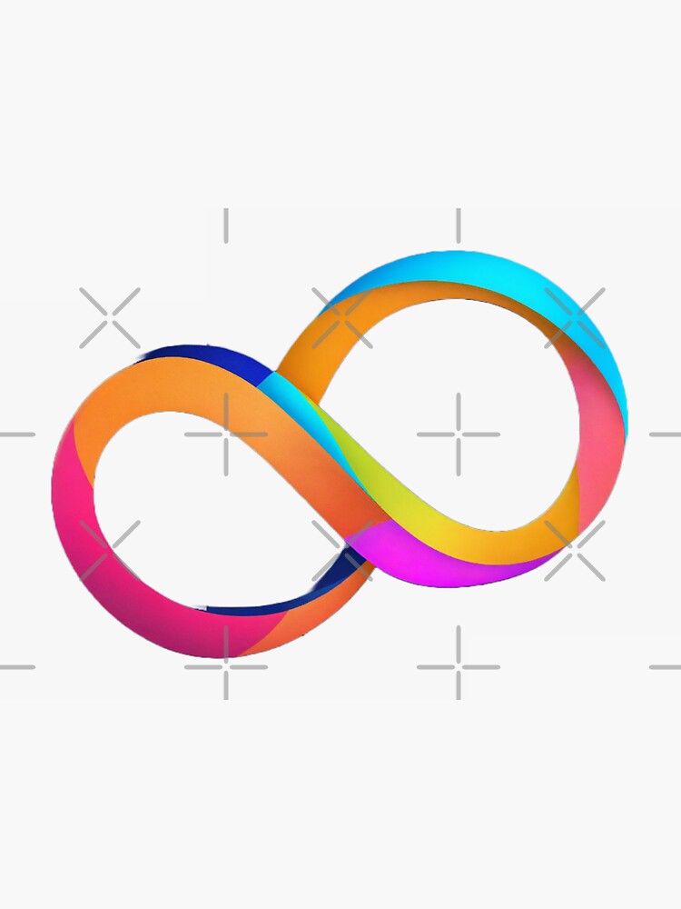 "Infinity" Sticker by Dyl0098 | Redbubble