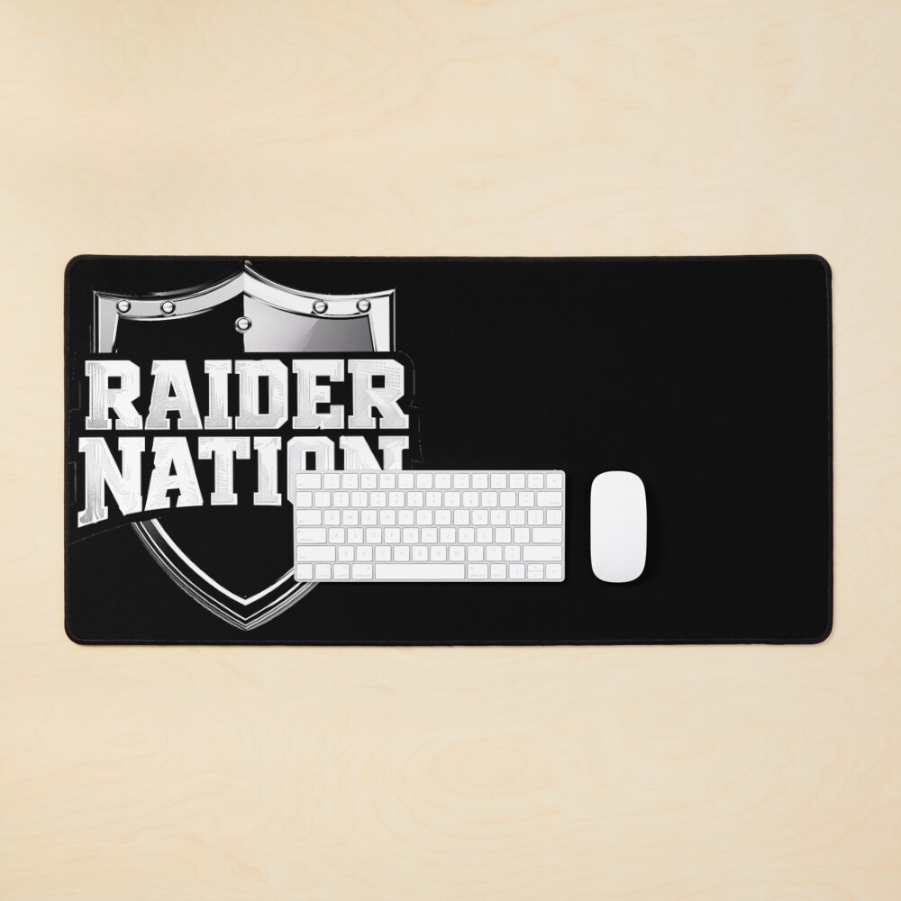 "Raider Nation Shield" Sticker for Sale by mocoman | Redbubble