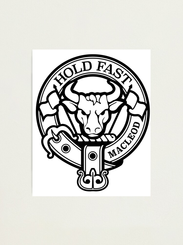 "MacLeod Clan Crest - Hold Fast" Photographic Print for Sale by Jodify ...