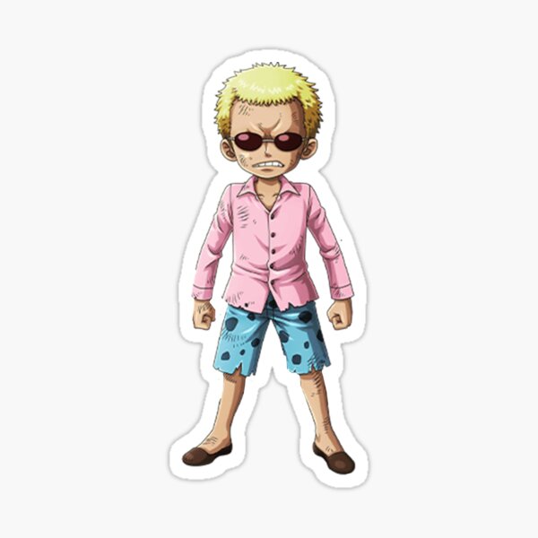"Donquixote Doflamingo - One Piece" Sticker by ArtistryHavenn | Redbubble