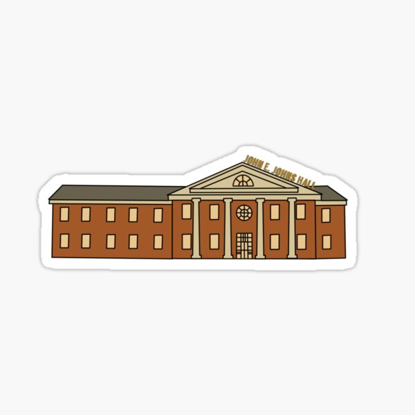 "Johns Hall Sticker" Sticker for Sale by KitKatCorner | Redbubble