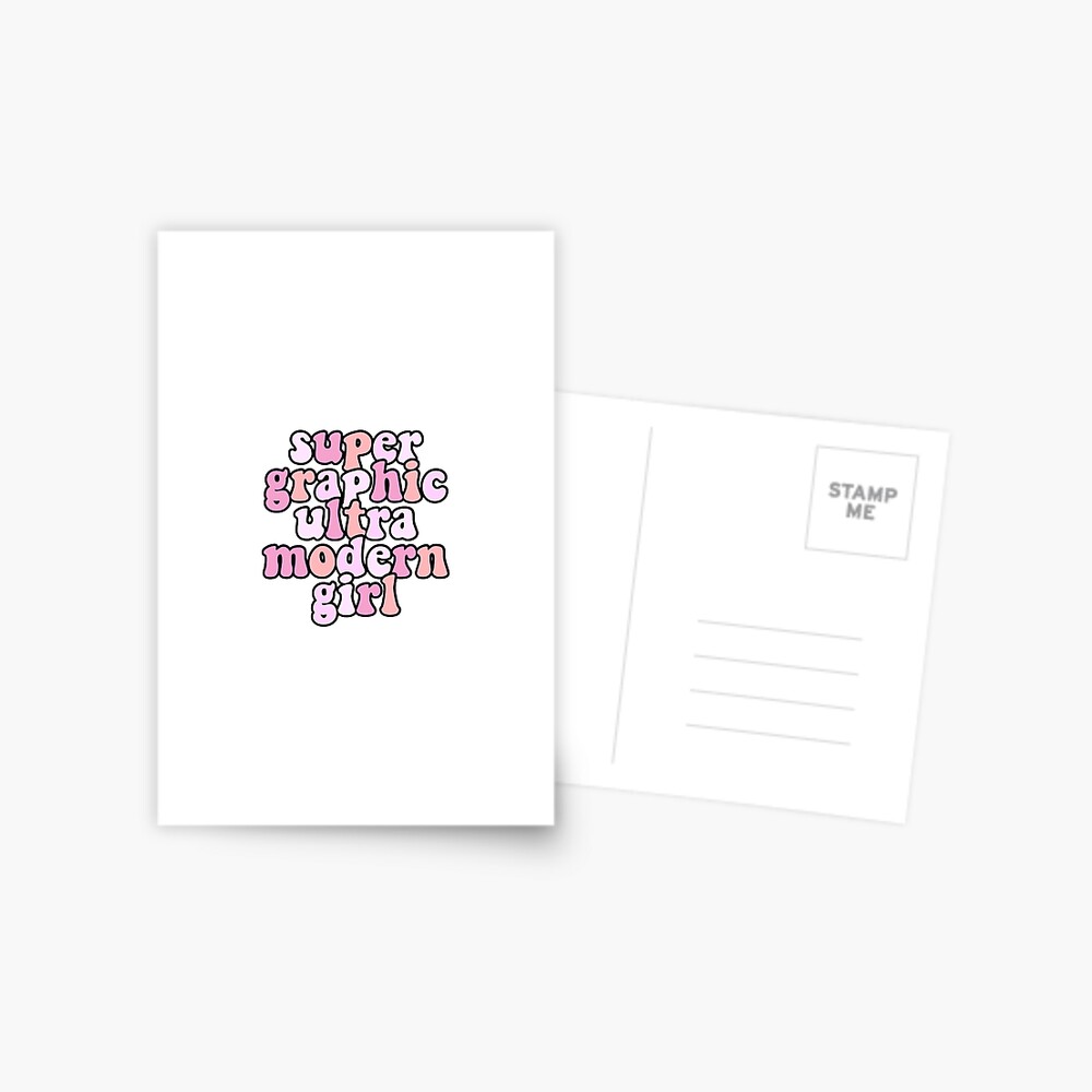 "Super Graphic Ultra Modern Girl sticker" Sticker for Sale by stareyed ...