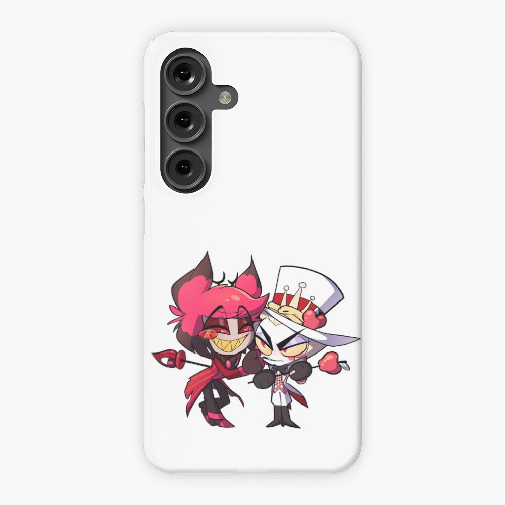 "Chibi Alastor and Chibi Lucifer" Sticker for Sale by Anic917 | Redbubble