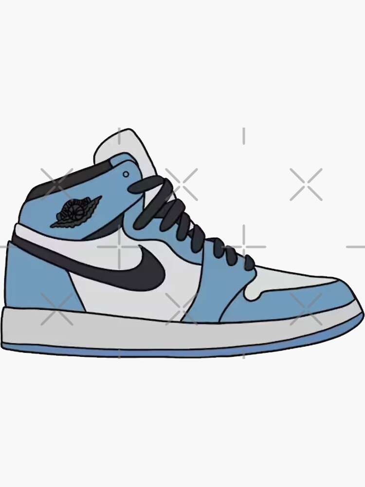 " Air Jordan Sticker, Sneakers Shoes Stickers" Sticker for Sale by ...