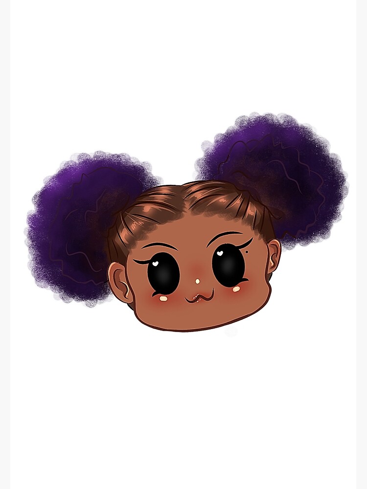 "Cute chibi girl with twin puffs" Poster for Sale by RavensArtArray ...