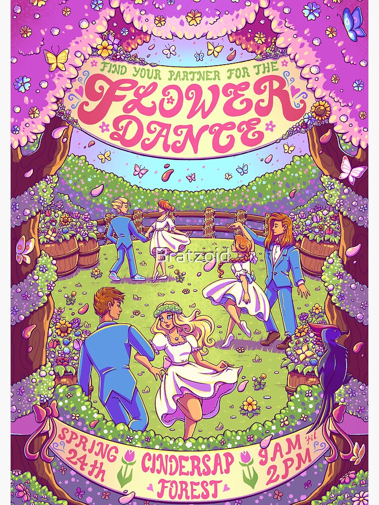 "Stardew Valley Flower Dance" Spiral Notebook for Sale by Bratzoid ...