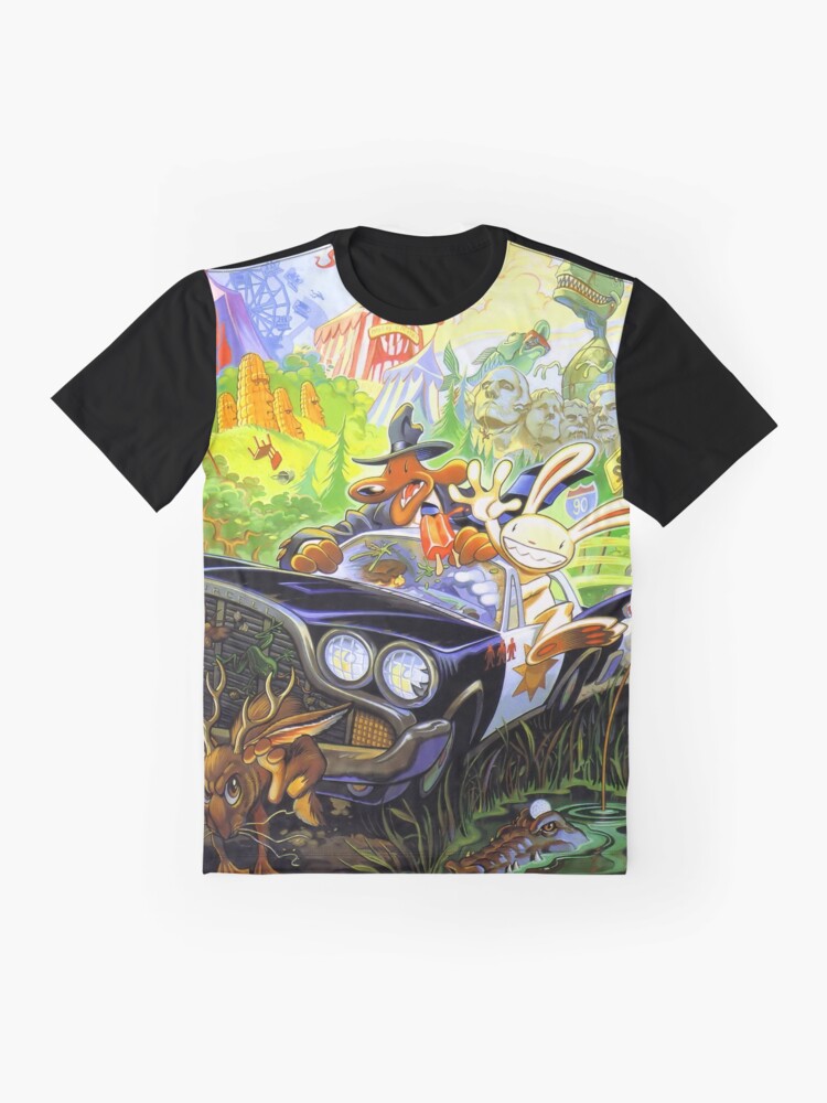 "Sam & Max (High Contrast)" T-shirt for Sale by hangman3d | Redbubble ...