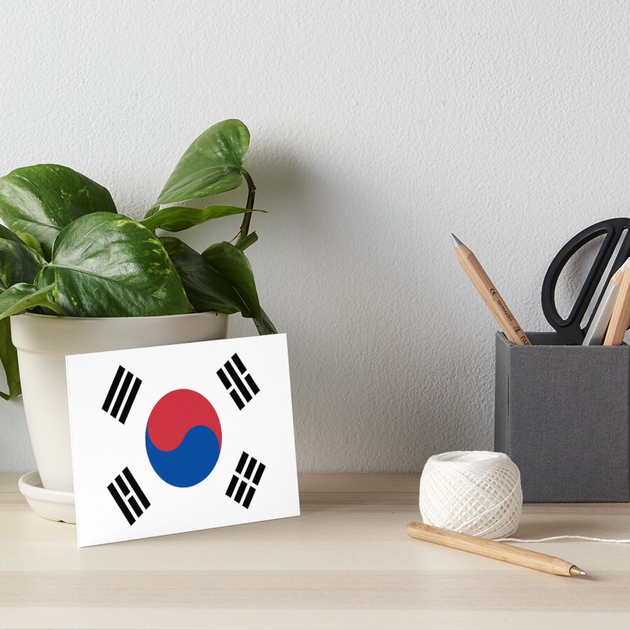 Impression rigide « Drapeau sud-coréen - Corée du Sud - Taegeukgi ...