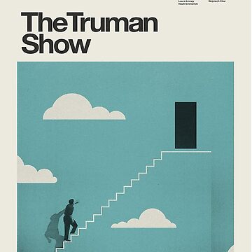 "the truman show movie poster redesign " Poster for Sale by Ratatatts ...