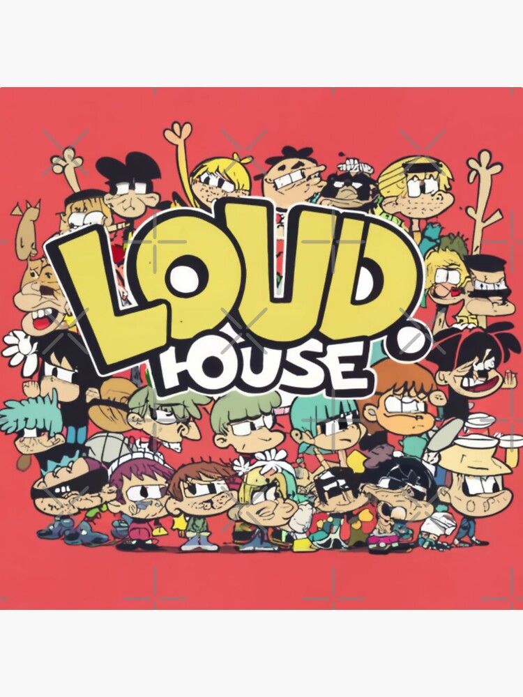 "Loud House " Sticker for Sale by Lar888 | Redbubble