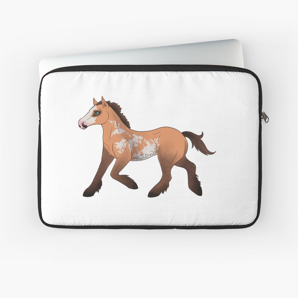 "RDO Mustang Red Dun Overo" Sticker for Sale by BlueToDraw | Redbubble
