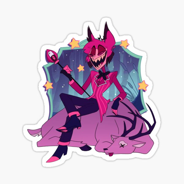 "Hazbin Hotel Alastor" Sticker for Sale by jojro | Redbubble