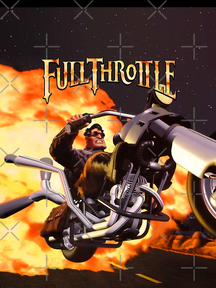 "Full Throttle (High Contrast)" Graphic T-Shirt for Sale by hangman3d ...