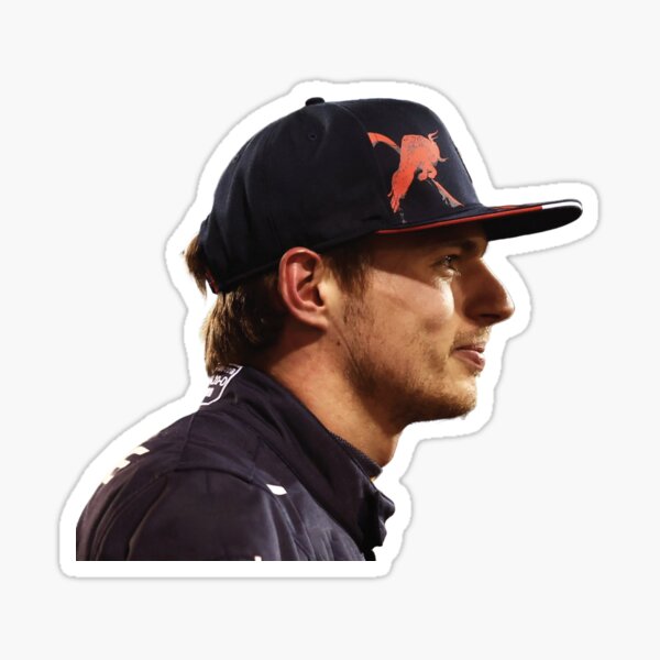 "Max F1 Driver Side Profile" Sticker for Sale by FormulaGTee1 | Redbubble