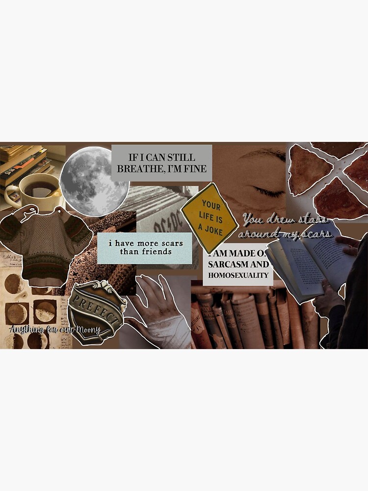 "Remus Lupin aesthetic " Sticker for Sale by ThePureAudacity | Redbubble