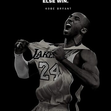 "Kobe Bryant Motivational Quote Portrait" Poster for Sale by ...