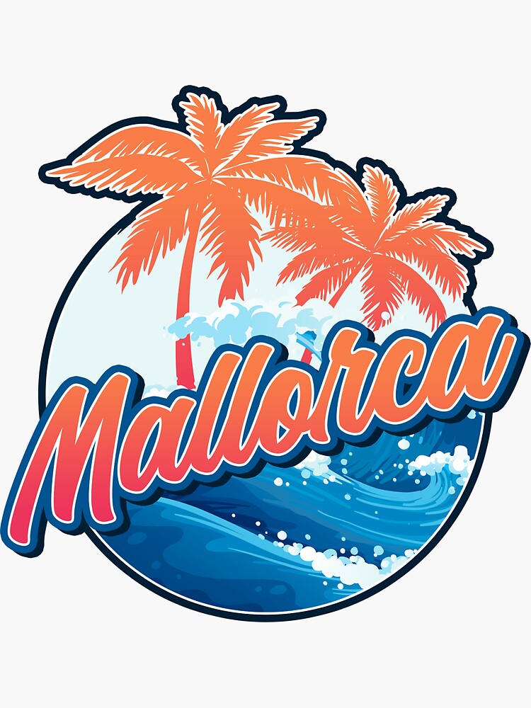 "Mallorca" Sticker for Sale by Ewa-design | Redbubble