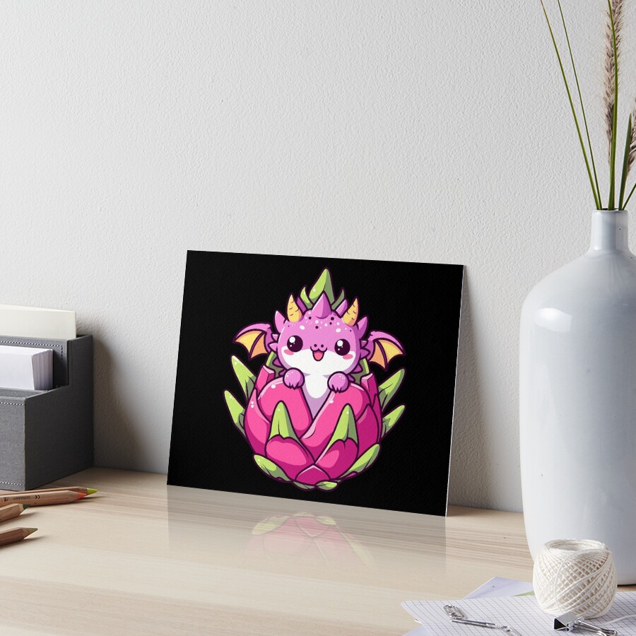 "Cute Dragon Fruit Kawaii" Poster for Sale by Delidream | Redbubble