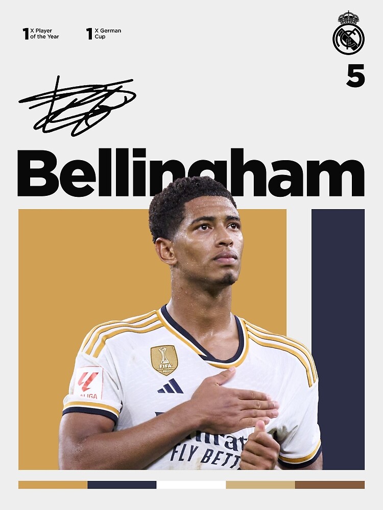 "Jude Bellingham Poster" Poster for Sale by RubySport | Redbubble