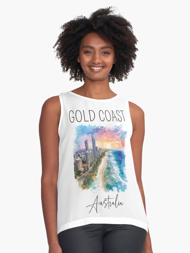 "Watercolor Design of Gold Coast - Australia" Sticker for Sale by ...