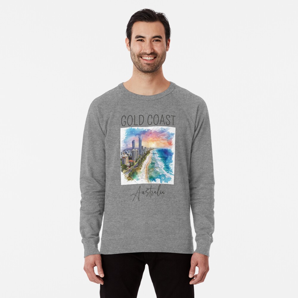 "Watercolor Design of Gold Coast - Australia" Sticker for Sale by ...