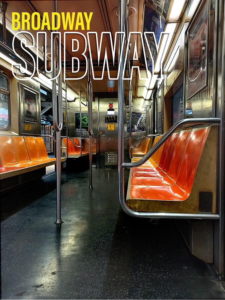 "NYC SUBWAY" Sticker for Sale by MrGuaya | Redbubble