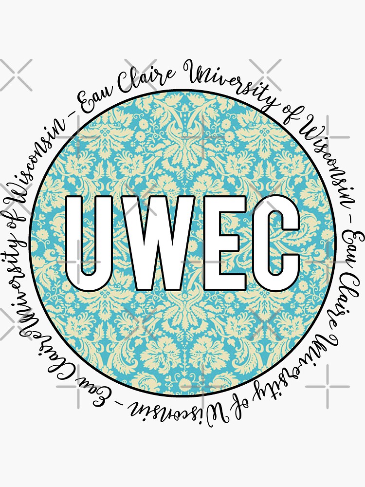 "University of Wisconsin - Eau Claire" Sticker for Sale by ...