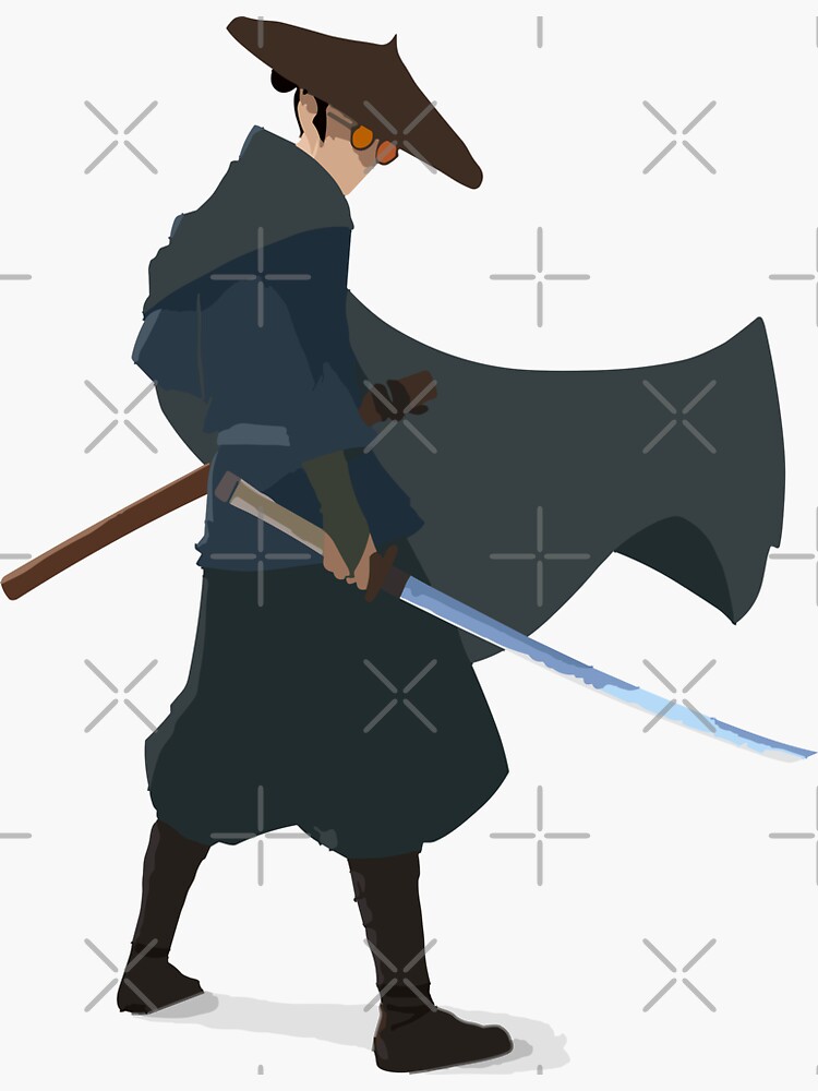 "Blue Eye Samurai" Sticker for Sale by the-cartart | Redbubble