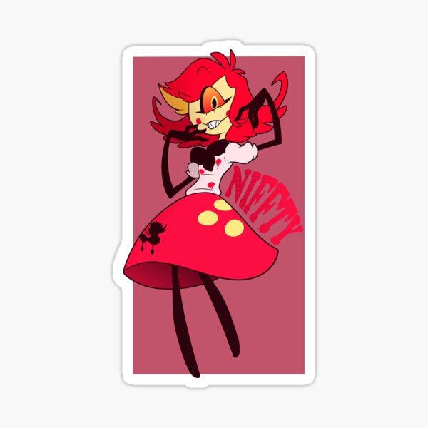 "Hazbin Hotel Niffty" Sticker for Sale by Timbo-Johnson | Redbubble