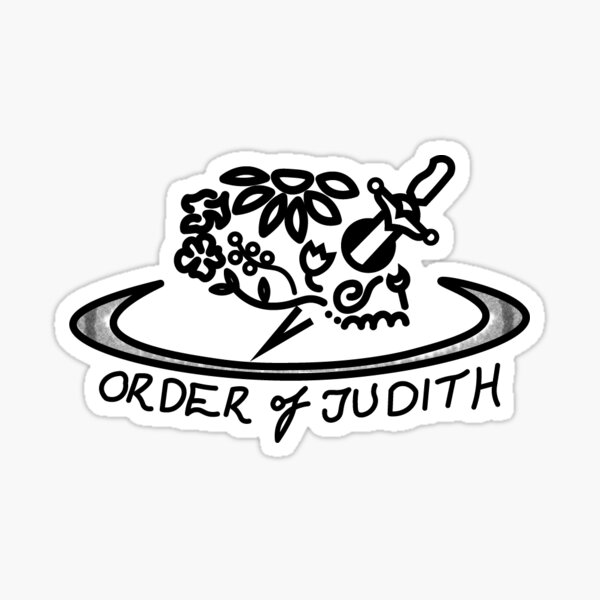"Order of Judith Logo" Sticker for Sale by OrderofJudith | Redbubble