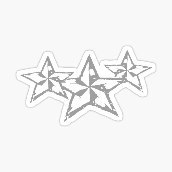 "y2k stars" Sticker by audreyvl1 | Redbubble