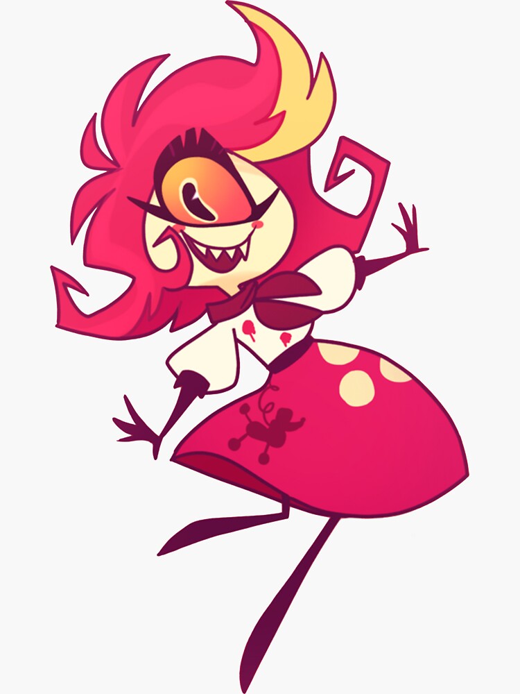 "Hazbin Hotel Niffty" Sticker for Sale by davanshatry1 | Redbubble