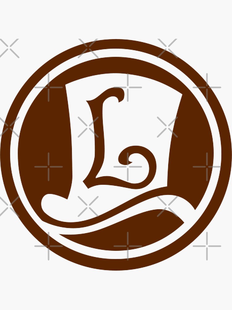 "Professor Layton Logo" Sticker for Sale by clarasversion | Redbubble