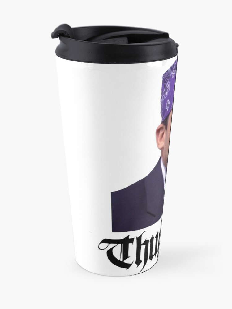 "The Office - Michael "Prison Mike" Scott - Thug Life" Travel Coffee ...