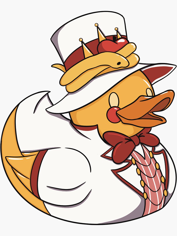 "Lucifer Rubber Ducky" Sticker for Sale by Dullahan-Kaej | Redbubble