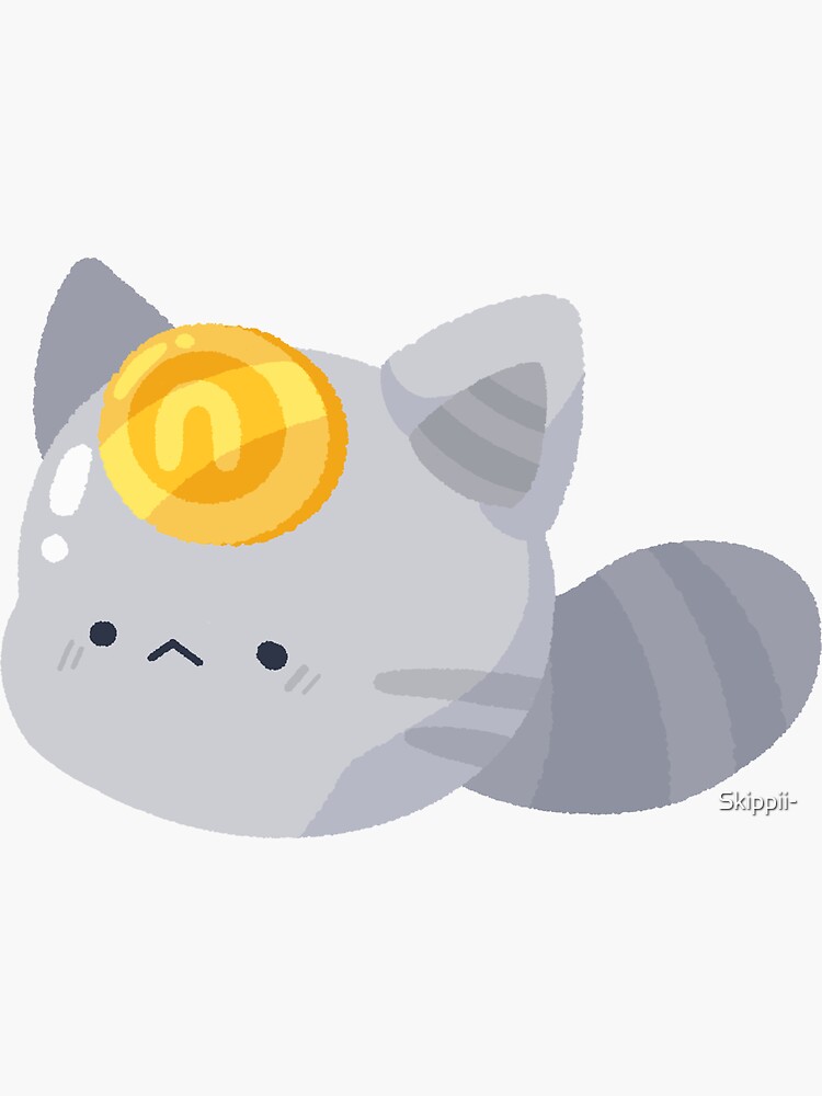 "Lucky Slime" Sticker for Sale by Skippii- | Redbubble