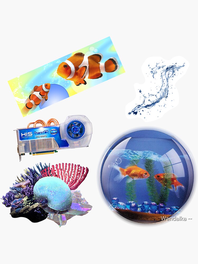 "Frutiger Aero Sticker Pack" Sticker for Sale by Jean-Leon | Redbubble