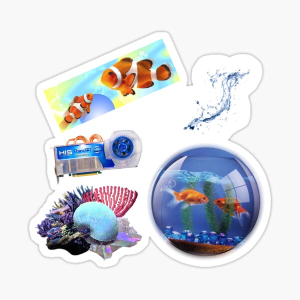 "Frutiger Aero Sticker Pack" Sticker for Sale by Jean-Leon | Redbubble