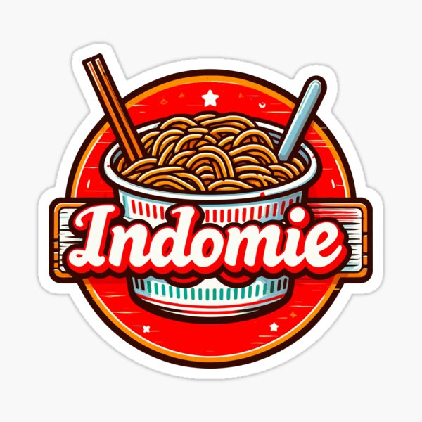 "Cute Indomie" Sticker for Sale by Suukunna | Redbubble