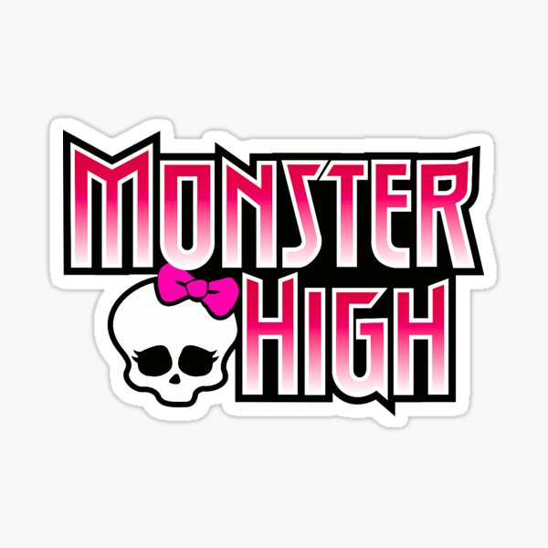 "Monster High Logo" Sticker for Sale by mandy-2527 | Redbubble