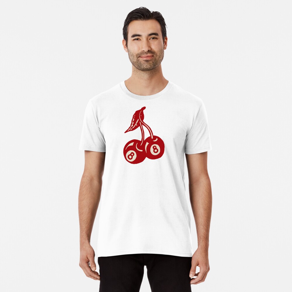 "magic 8 ball cherries " Sticker for Sale by pnkrose | Redbubble